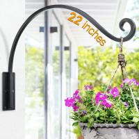China 12inch Carbon Steel Plant Hanger Bracket Sturdy and Durable Outdoor Hanging Accessory for sale