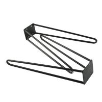 China Contemporary Hairpin Table Legs Made of Solid Iron Bar for Modern Furniture Support for sale