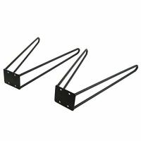 China Contemporary Hairpin Table Legs Made of Solid Iron Bar for Modern Furniture Support for sale