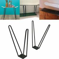China Contemporary Hairpin Table Legs Made of Solid Iron Bar for Modern Furniture Support for sale