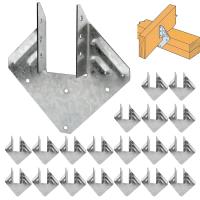 China 1.2mm Thickness Galvanized Steel Joist Hangers for Roofing Trusses and Wood Connector for sale