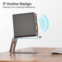 China ISO9001 Rohs CE Desktop Metal Speaker Stands Pair Stamping Parts for Studio Speakers for sale
