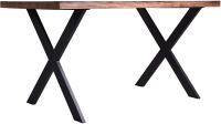 China Modern Simple Industrial Style Coffee Iron Table Legs Heavy Duty Desk Dining Table for sale