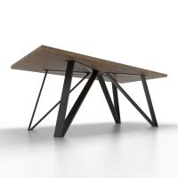 China Modern Simple Industrial Style Coffee Iron Table Legs Heavy Duty Desk Dining Table for sale