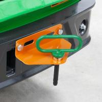 China Carbon Steel Heavy Duty Universal Zero Turn Lawn Mower Trailer Hitch Adapter Bracket Receiver for sale