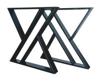 China 0.9mm Thickness Triangle Table Legs For Modern Stylish Kitchen Outdoor Furniture for sale