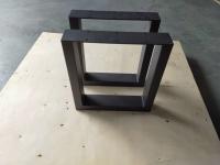 China 420*400mm Black Metal Table Legs for Industrial Country Style Furniture Design for sale