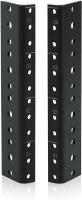 China Steel Rack Rail for Mounting Audio Home Theatre Recording Studio Finish Powder Black for sale