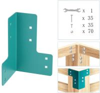 China Polishing Right Angle Brackets for Custom Work Table System in Garage Shop Industrial Crafting for sale
