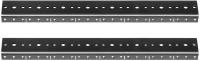 China Steel Rack Rail for Mounting Audio Home Theatre Recording Studio Finish Powder Black for sale