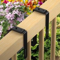 China Adjustable Window Box Brackets 6 Pack for Maximum 12'' Depth and Wall Mount Flower Boxes for sale