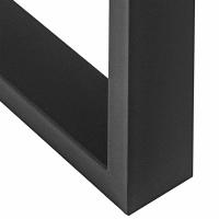 China 0.9mm Thickness Wide Square Tube Metal Dining Table Legs for Modern Furniture DIY for sale