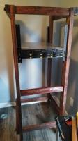 China 4U Vertical Mounting Rack With Rail Of Network Cabinet In Black Powder Coated Finish for sale