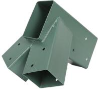 China Sturdy Green A-Frame Swing Set Bracket Fits 2 4x4 Legs 1 4x6 Beam - Includes Hardware for sale