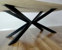 China Black Powder Coating Finish Industrial Dining DIY Coffee Table Legs for DIY Furniture for sale