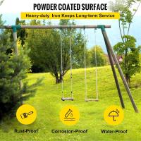 China Sturdy Green A-Frame Swing Set Bracket Fits 2 4x4 Legs 1 4x6 Beam - Includes Hardware for sale