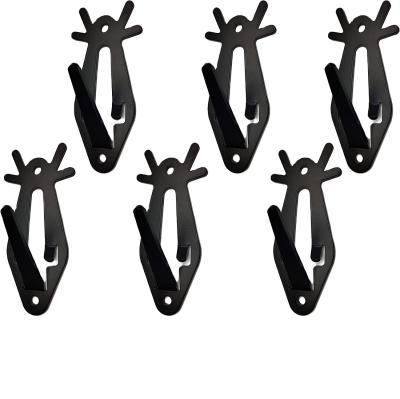 China Easy to Install European Mount Skull Hanger for Indoor and Outdoor Display Black Finish for sale