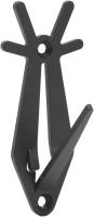 China Easy to Install European Mount Skull Hanger for Indoor and Outdoor Display Black Finish for sale