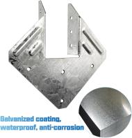 China Construction Truss to Rafter Connector for Black Hurricane Tie Wood Timber Connectors for sale
