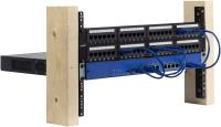 China ISO9001 Rohs CE 16949 2U Heavy Duty Steel Vertical Rack Rail Pair DIY Kit With Hardware for sale