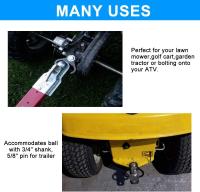China Steel Bolt On Receiver Hitch for Transformer Tractor Lawn Mower Golf Cart Yard Cart for sale