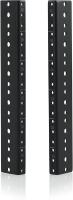 China 12U Vertical Rack Rail Pair DIY Hardware Kit for Black Cabinet ISO9001 Rohs CE 16949 for sale