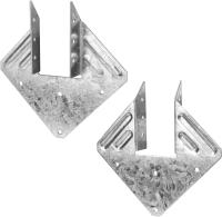 China 18-Gauge Hurricane Straps 24 Pack Hot Dip Galvanized Joist Hangers Rafter Hanger for sale