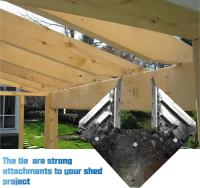 China 18-Gauge Hurricane Straps 24 Pack Hot Dip Galvanized Joist Hangers Rafter Hanger for sale