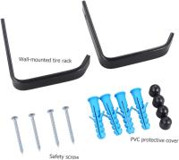 China Nonstandard High Carbon Steel Automobile Tire Rack Hanging Tyre Stand for Wall Mount for sale
