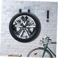 China Nonstandard High Carbon Steel Automobile Tire Rack Hanging Tyre Stand for Wall Mount for sale