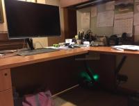 China Suspended CPU Holder Mounting Under Desk Computer Case Fixing Metal Bracket Cabinet Pc Mount for sale