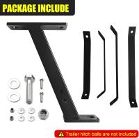 China Standard Lawn Mower Trailer Hitch Adapter Bracket Garden Lawn Pro Tow Mower Hitch Kit for sale