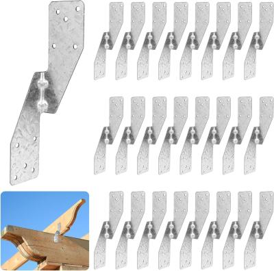 China 18-Gauge Hot Dip Galvanized Hurricane Ties with Triangle Bracket Made of Carbon Steel for sale