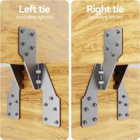 China 18-Gauge Hot Dip Galvanized Hurricane Ties with Triangle Bracket Made of Carbon Steel for sale