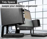 China Cinema Portable Low Center Tilted Desk Speaker Stand With Hardware Included for sale