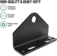 China Powder Coated Black Trailer Hitch Adapter Bracket Receiver for Zero Turn Lawn Mower for sale