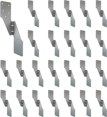 China 1mm Thick Heavy Duty Galvanized Hurricane Tie with Carbon Steel Strong Tie Brackets for sale