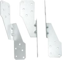 China 1mm Thick Heavy Duty Galvanized Hurricane Tie with Carbon Steel Strong Tie Brackets for sale