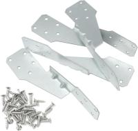 China 1mm Thick Heavy Duty Galvanized Hurricane Tie with Carbon Steel Strong Tie Brackets for sale