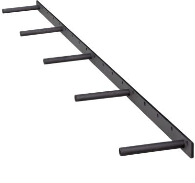 China ISO9001 Rohs CE Stamping Parts Black Metal Shelf Bracket Long Hidden Floating Bracket for sale