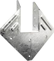 China Hurricane Tie Hot Dip Galvanized Joist Hangers Heavy Duty Single-side Bracket Design for sale