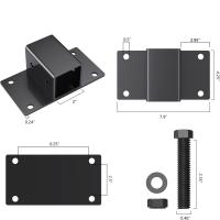 China Towing Hitch Receiver 5/8 Inch Diameter Compatible 2 inch Receiver for Tractor Bucket for sale