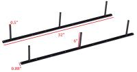 China Home Storage Shelf Brackets Heavy-Duty Floating Bracket for Wall Mounted Hidden Racks for sale