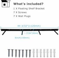 China Home Storage Shelf Brackets Heavy-Duty Floating Bracket for Wall Mounted Hidden Racks for sale