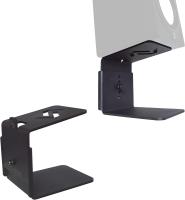 China Black Desk Surround Sound Speaker Monitor Stand Riser with 2mm Wire Diameter for sale