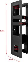 China Wall Mount Bike Cargo Rack Hanging Garage Wall Organizer Trailer Hitch Receiver Storage 3 Hitch Storage Mount for sale