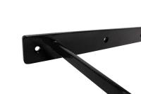 China Black Powder Coating Shelf Support Hidden Brackets for Floating Shelves Steel Bracket for sale