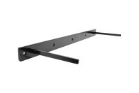 China Black Powder Coating Shelf Support Hidden Brackets for Floating Shelves Steel Bracket for sale