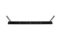 China Black Powder Coating Shelf Support Hidden Brackets for Floating Shelves Steel Bracket for sale