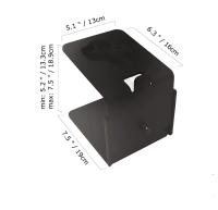 China Powder Coating Metal Desktop Speaker Stand for Enhanced Audio Experience for sale